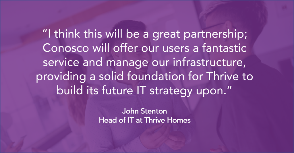 New Client Announcement: Thrive Homes - Conosco